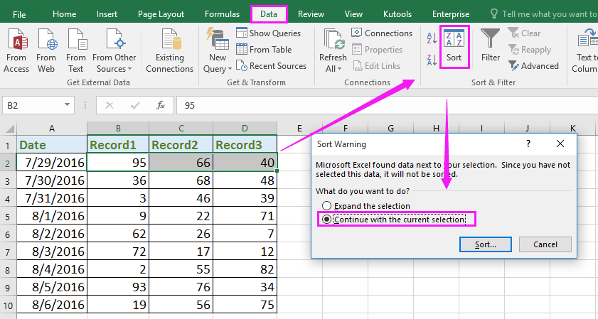 How To Sort Each Row Alphabetically And Individually At Once