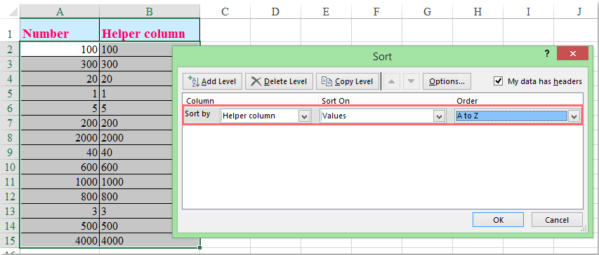 How To Sort Numbers By First Digit In Excel 