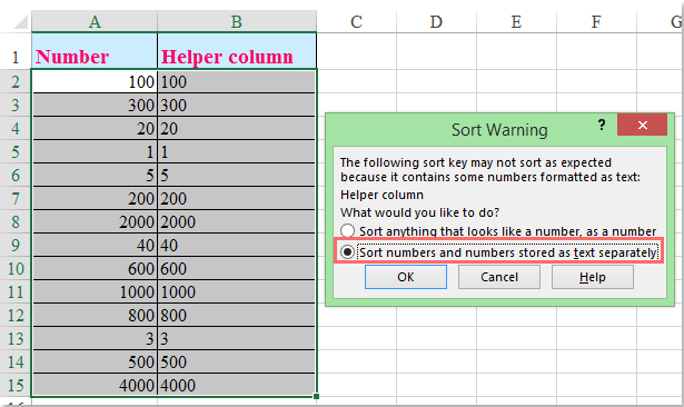 How To Sort Numbers By First Digit In Excel