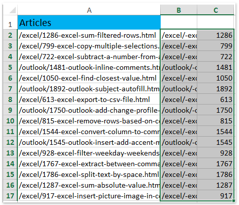 How to sort numbers with text/letter prefix or suffix in Excel?