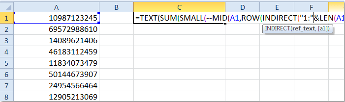 How To Sort Numbers Within A Cell In Excel 