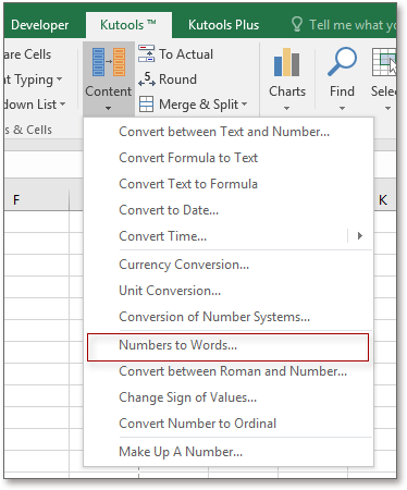 How to spell out or convert numbers to English words in Excel?