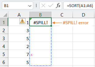 Excelのスピルエラー：原因と対処法