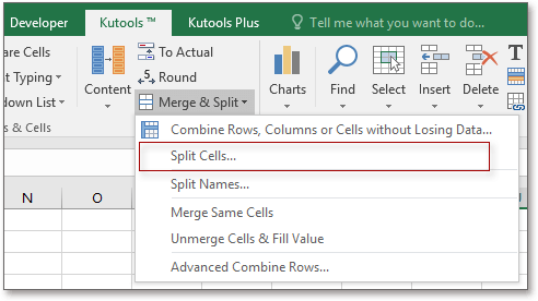 How to quickly split text string by case in Excel?