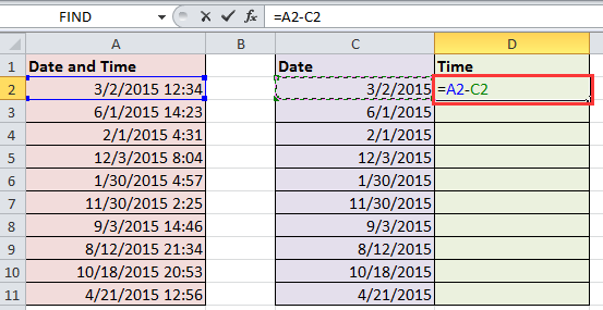 Wie Kann Ich Datum Und Uhrzeit Von Einer Zelle In Excel In Zwei Getrennte Zellen Aufteilen Wie Kann Ich Datum Und Uhrzeit Von Einer Zelle In Excel In Zwei Getrennte Zellen Aufteilen
