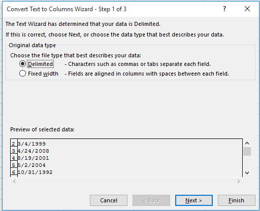 How To Quickly Split Date Into Separate Day Month And Year In Excel
