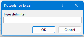 Excel: How to split delimited text to rows