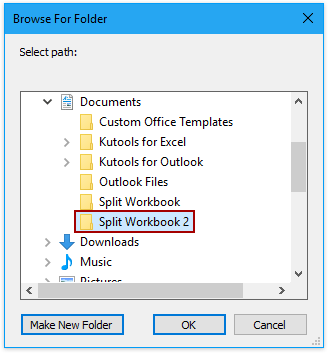 How to split a workbook to separate Excel files in Excel?