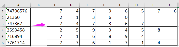 How To Split Numbers Into Columns In Excel 