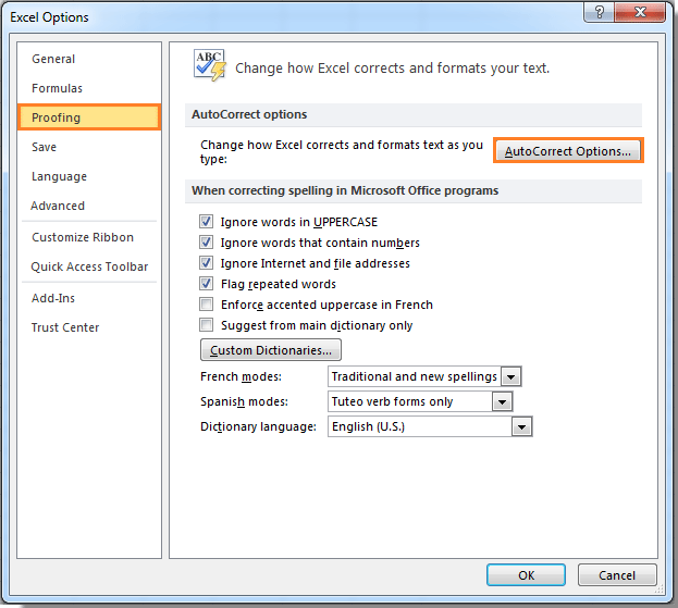 How To Stop Autocorrect C To © Only In Excel？