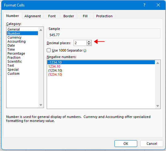 How to stop rounding large numbers in Excel
