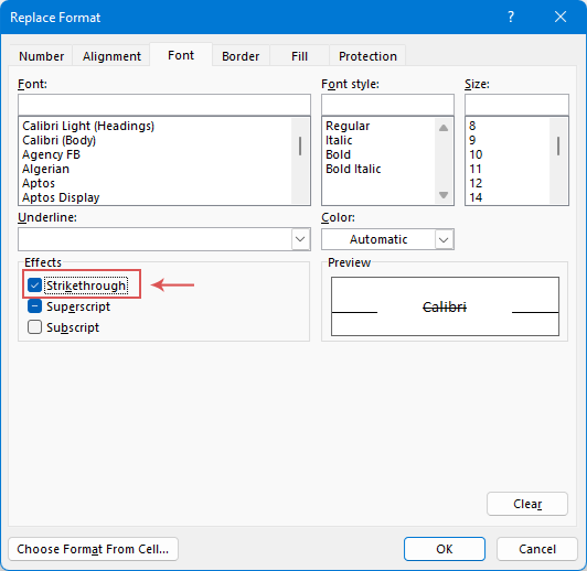 Strikethrough Text In Excel Basic Usages And Examples