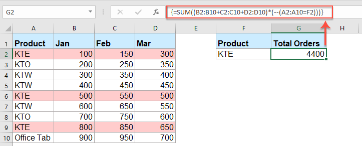 How To Sum Multiple Columns Based On Single Criteria In Excel 