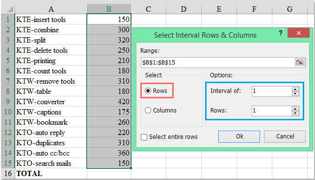 How To Quickly Sum Every Other Or Nth Row column In Excel 