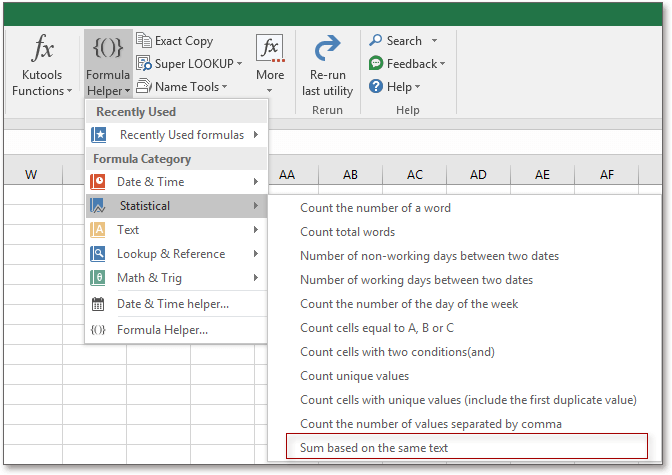How to correctly sum numbers with units in a range in Excel?