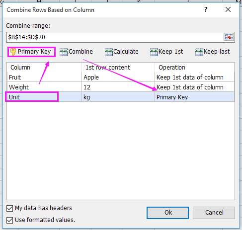 How to correctly sum numbers with units in a range in Excel?
