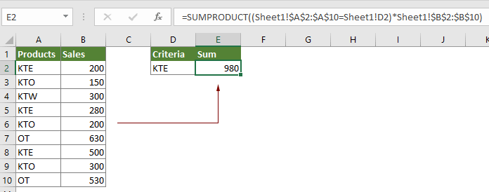 How To Sum Values If Cell Contains Text In Another Cell In Excel 0224