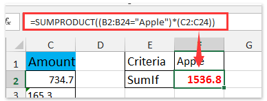 How to sumif with numbers stored as text in Excel?