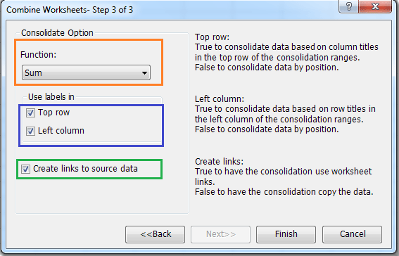 How To Summarize Data From Worksheets Workbooks Into One Worksheet 