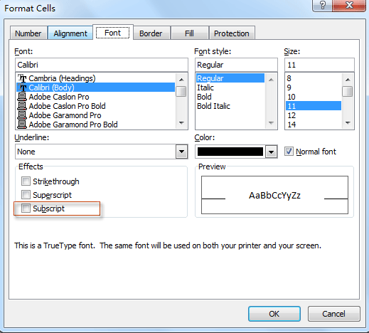 How To Format Text As Subscript In Excel 3549
