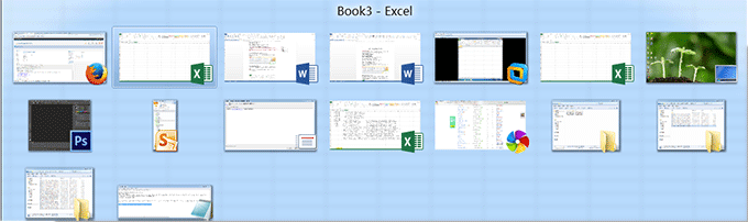 How to switch workbooks in Excel?