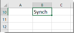 How to synchronously input or select cells across multiple sheets?