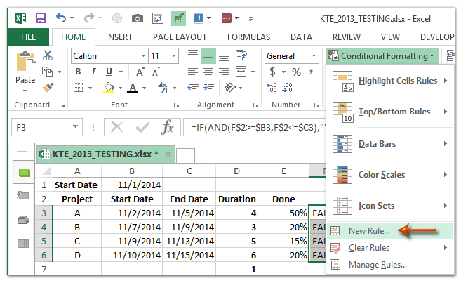 How to create a Gantt chart template in Excel?