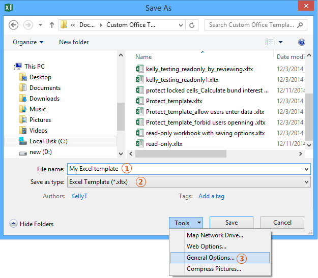 How To Protectlock An Excel Template Being Overwritten With Password