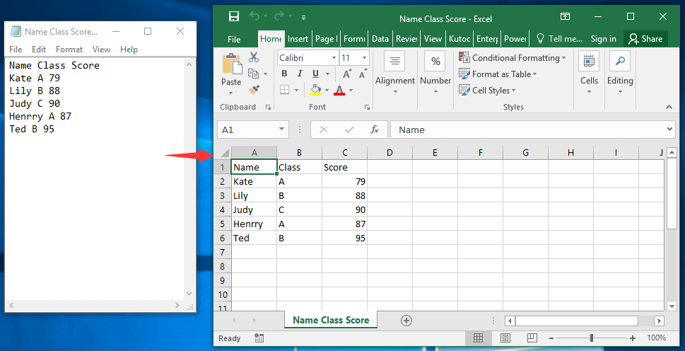 How To Quickly Convert A Text File To Excel File With Delimiter 