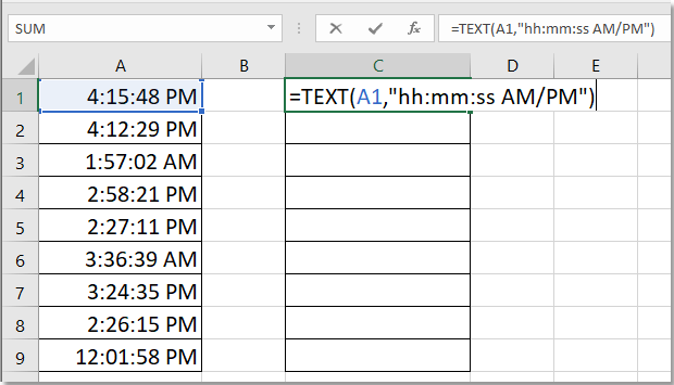 How To Quickly Convert Time To Text Or Number Of Hours minutes seconds 