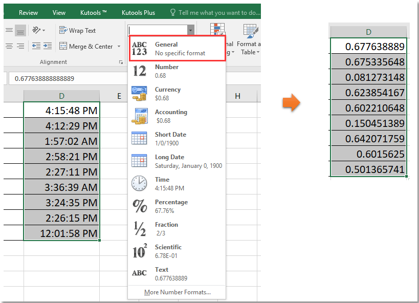 How to quickly convert time to text or number of hours/minutes/seconds ...