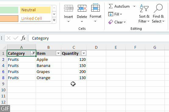 How to total a column in Excel (7 methods)