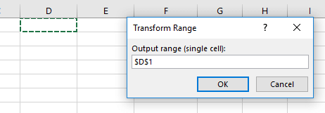 How to quickly transpose blocks of data from rows to columns in Excel?