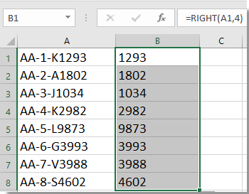 How to truncate number/text string in Excel?