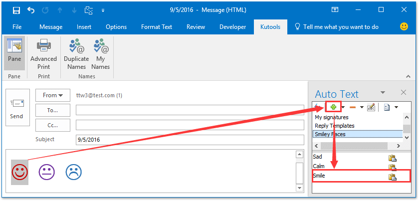 How To Insert Smiley Faces In Outlook Email Message 