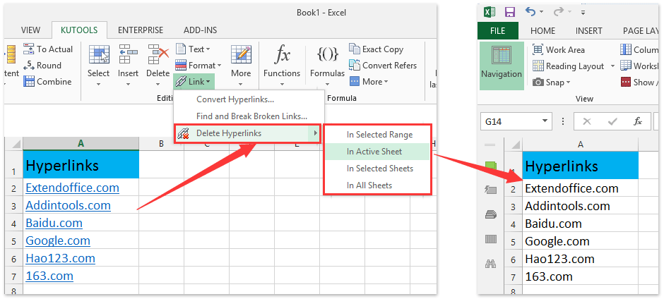 How To Create Hyperlink In A Cell To Another Sheet In The Same Workbook