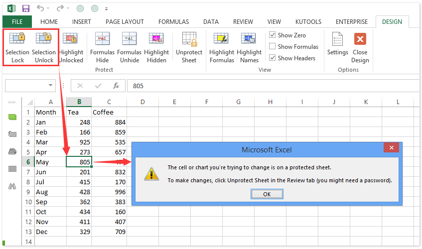 How To Lock And Protect Selected Cells In Excel 
