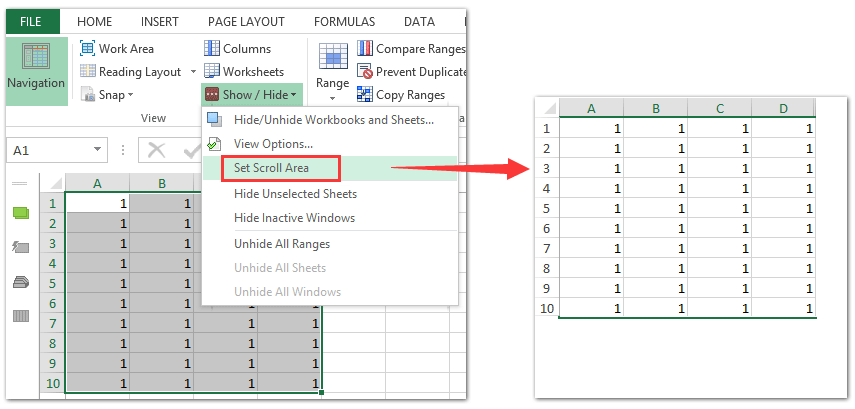 How To Limit Number Of Rows And Columns In A Worksheet In Excel 
