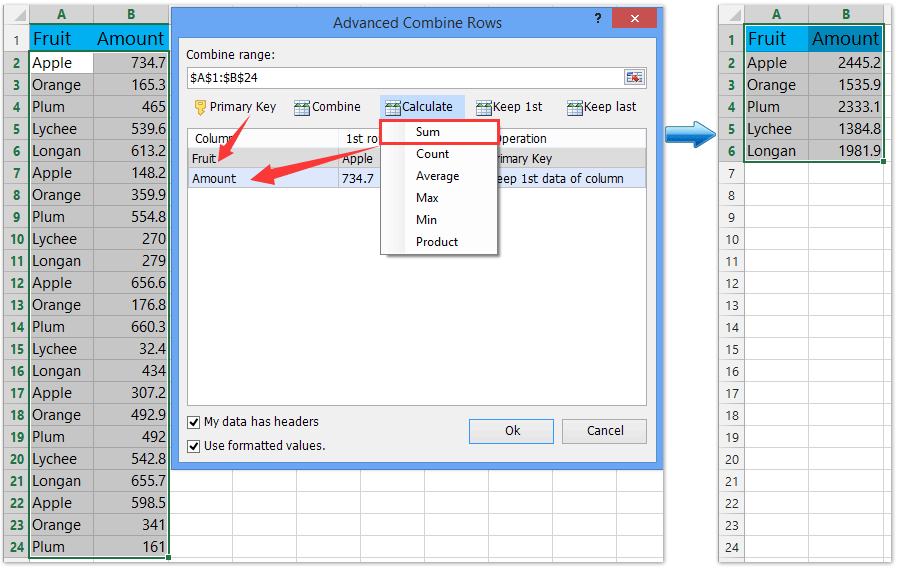 How To Sum Values Based On Criteria In Another Column In Excel 