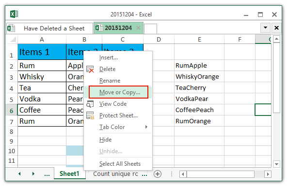 How To Undo restore Deleted Worksheets In Excel 