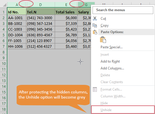 Quickly Unhide Columns In Excel A Step By Step Guide