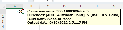 How to auto update exchange rate in Excel?