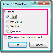 How to view two or more worksheets at once in Excel?