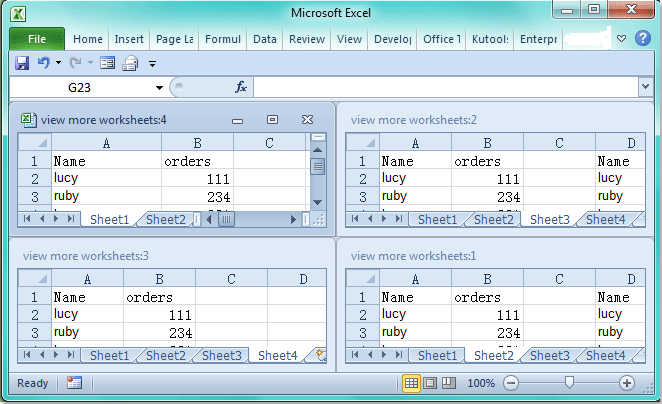 How To View Two Or More Worksheets At Once In Excel 