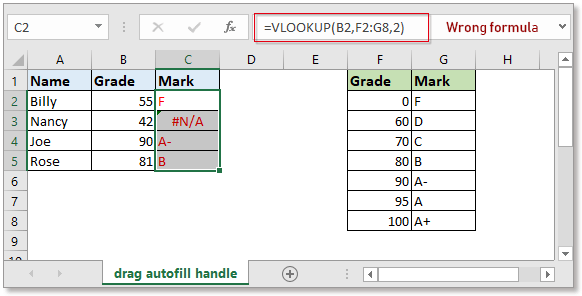 Three easy ways to autofill VLOOKUP in Excel?