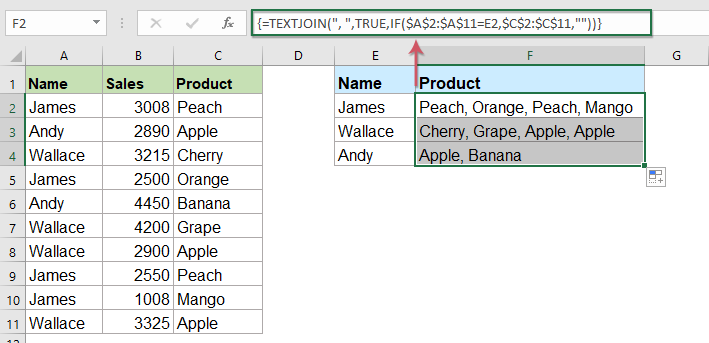How To Vlookup To Return Multiple Values In One Cell In Excel 