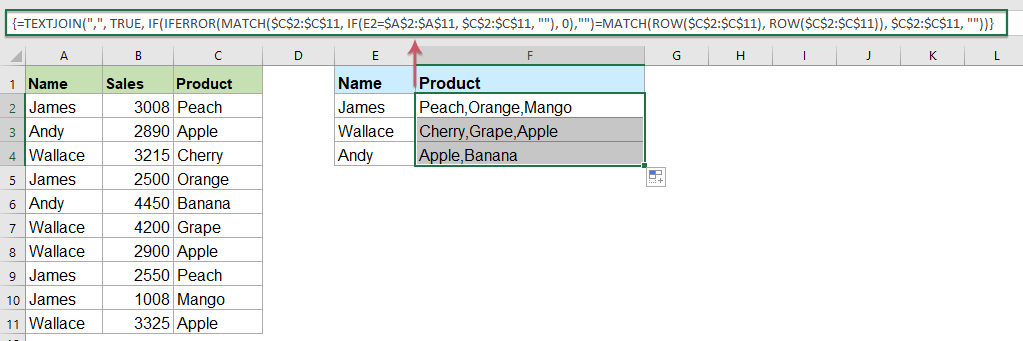 How To Vlookup To Return Multiple Values In One Cell In Excel 