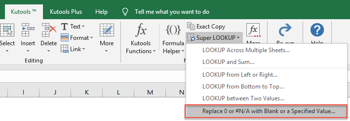 How To Vlookup To Return Blank Or Specific Value Instead Of 0 Or Na In