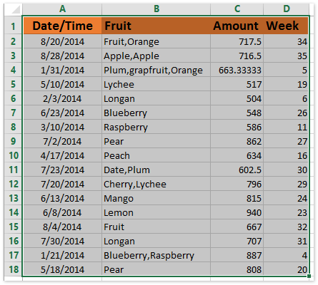 How to calculate weekly average in Excel?