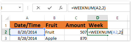 How to calculate weekly average in Excel?